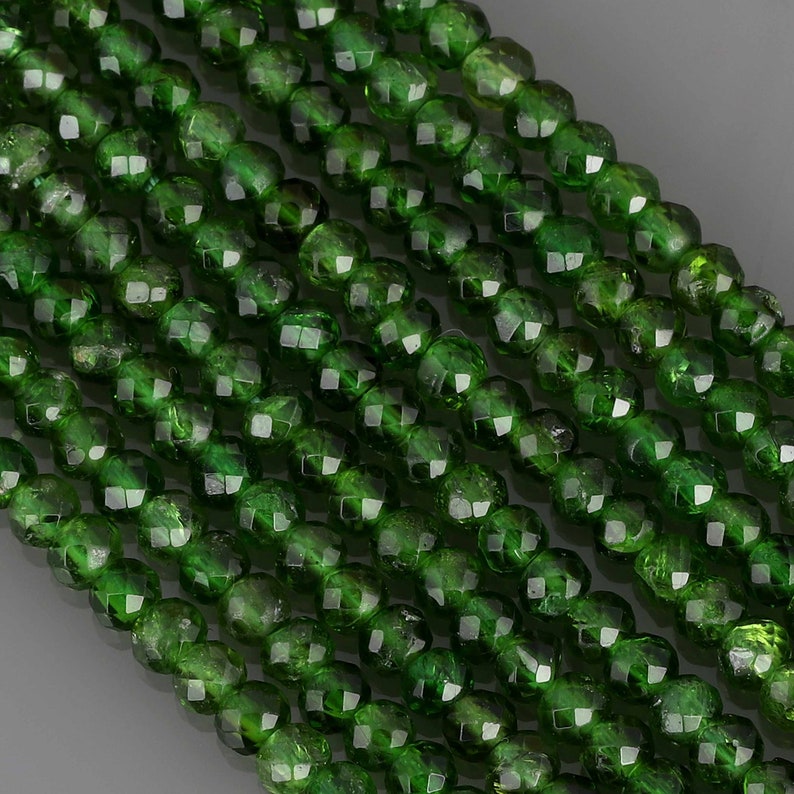 Chrome Diopside Gemstone Beads Natural Chrome Diopside Stone - Etsy Australia