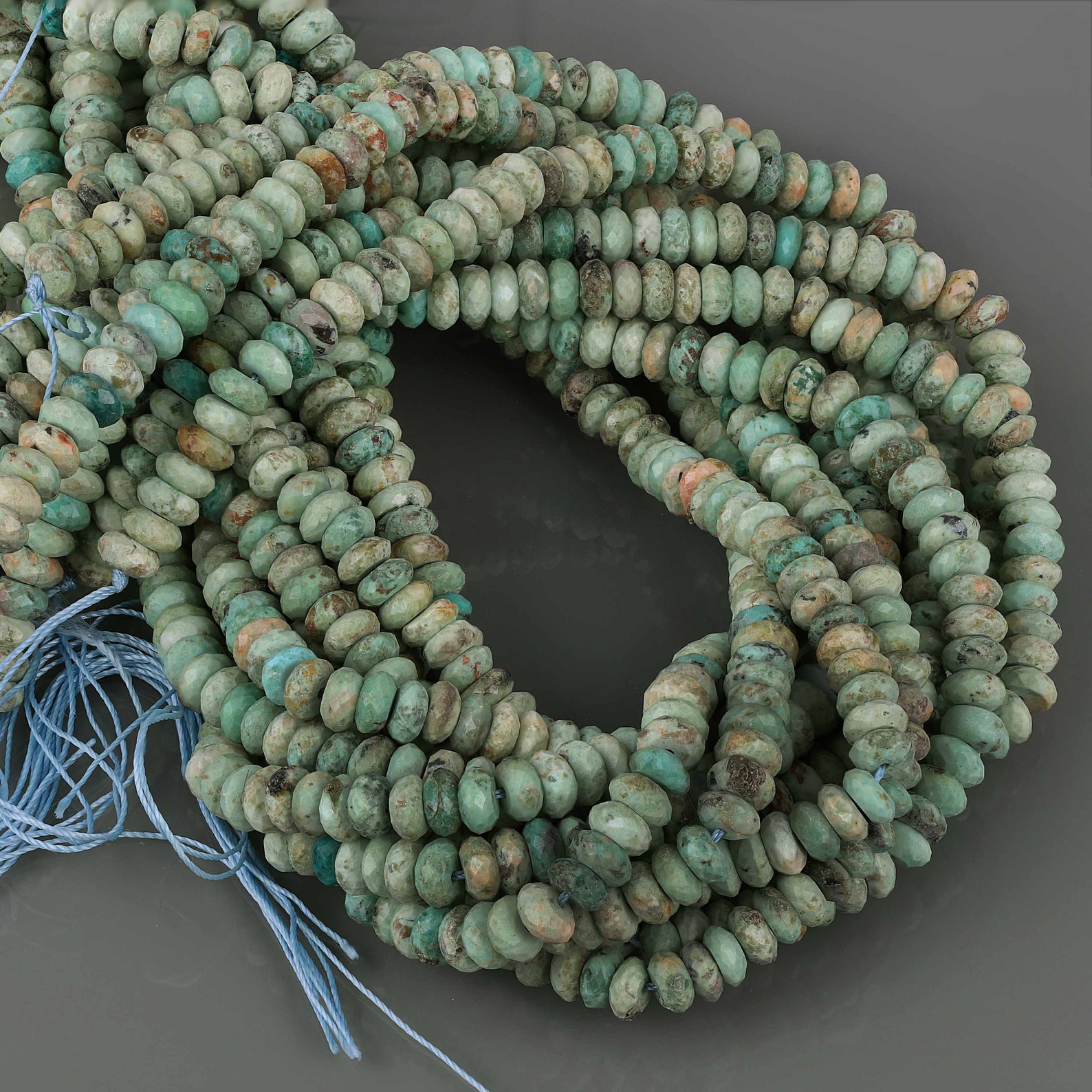 Peru Turquoise Stone Beads Natural Peruvian Turquoise - Etsy