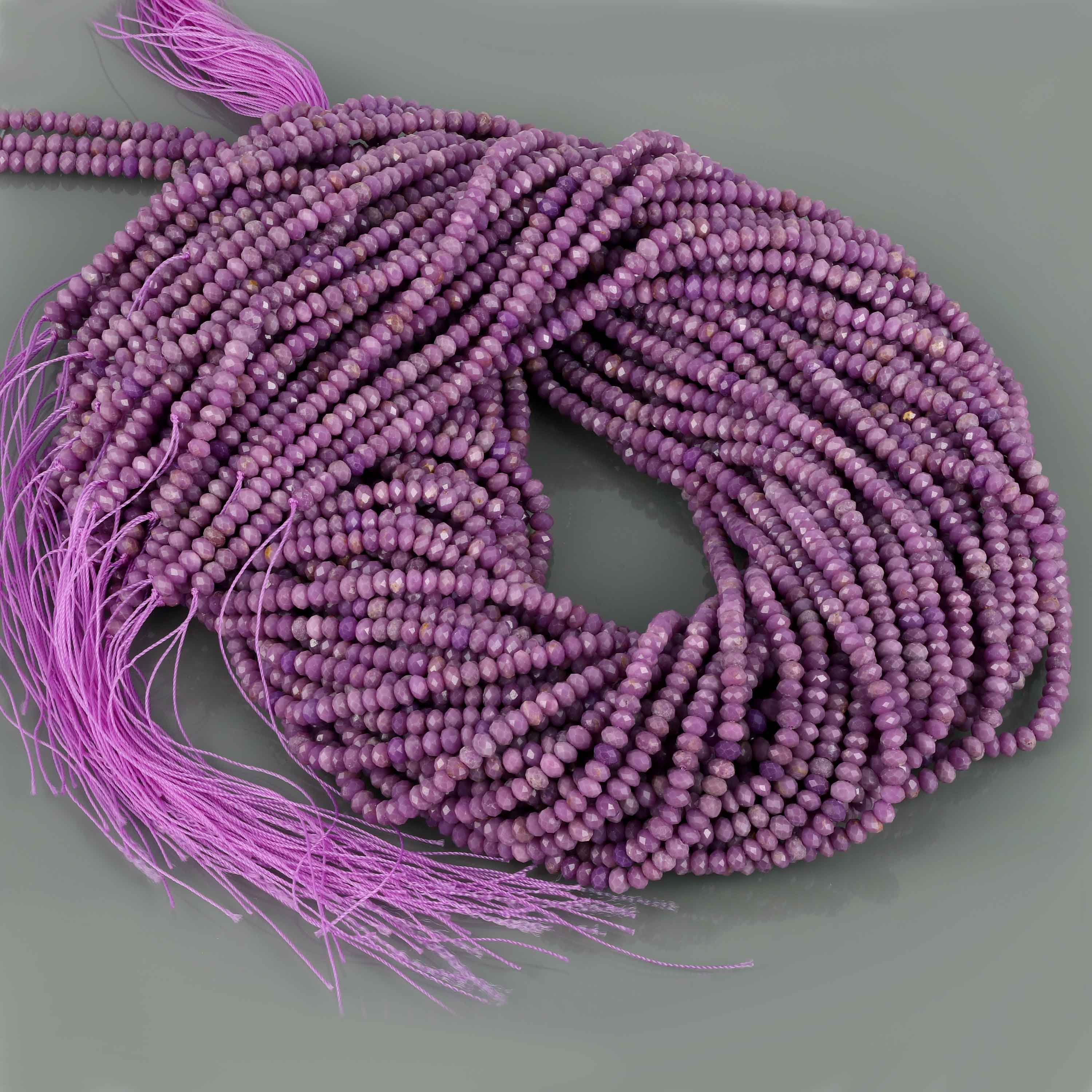 Purple Phosphosiderite Stone Beads 100%Natural | Etsy