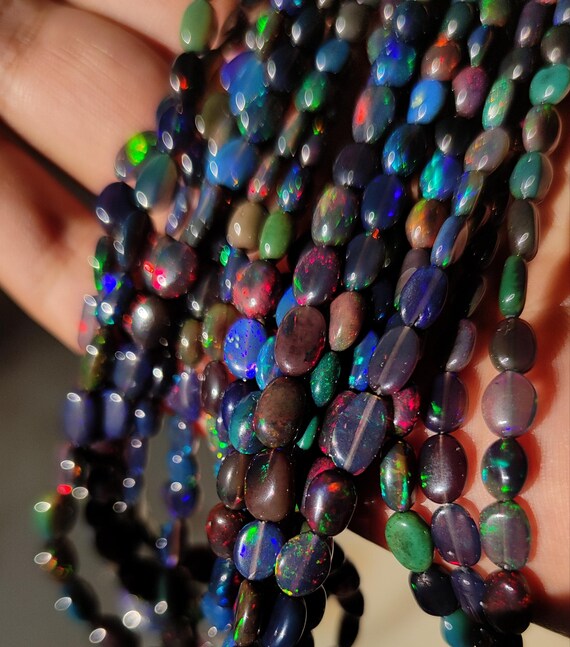 Natural opal beads store