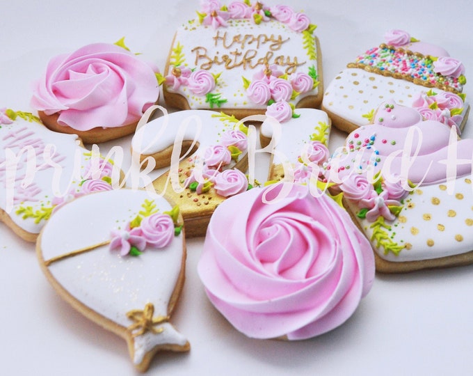 21st Birthday Cookies - Girl Birthday Party Gift - Adult Birthday ...