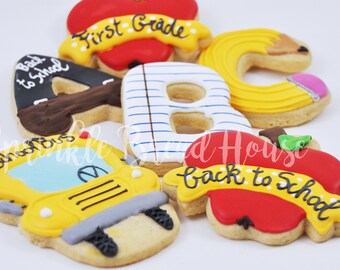 Back to School Cookies - Etsy
