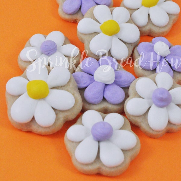 Daisy Cookies - Etsy