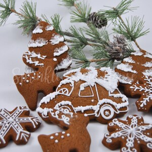Winter Woodland Christmas Tree Truck Reindeer and Christmas Tree ...