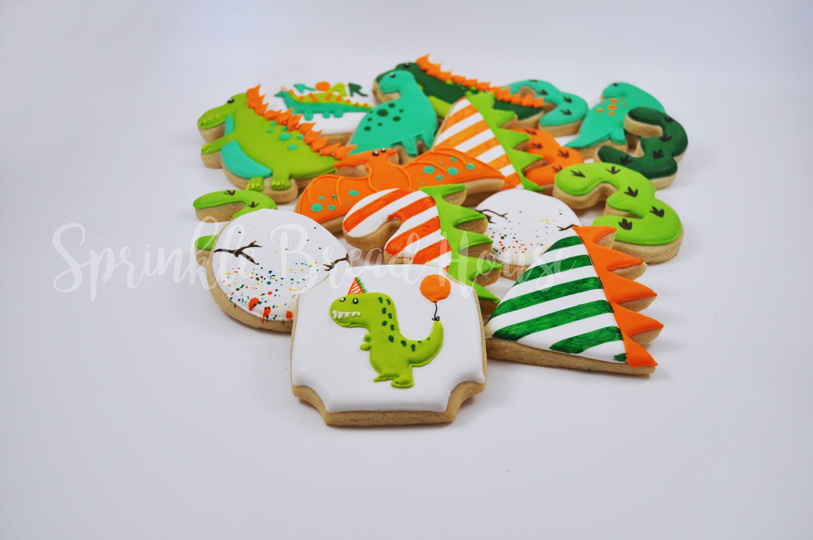 3 Rex Dinosaur Party Cookies birthday Dino Party partysaurus - Etsy