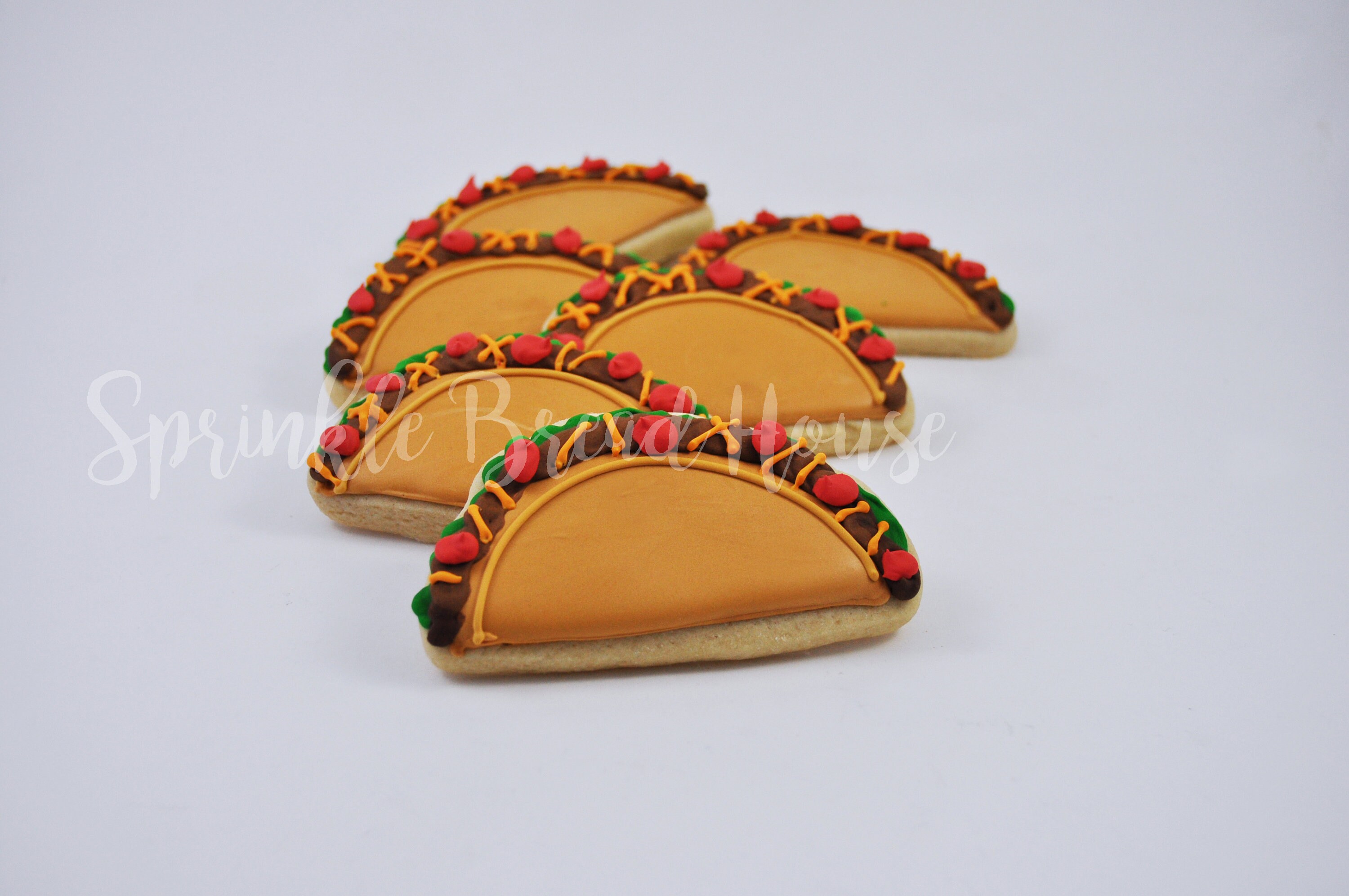 Taco Cookies - Taco Party Sugar Cookies - Fun Mexican Themed Party ...