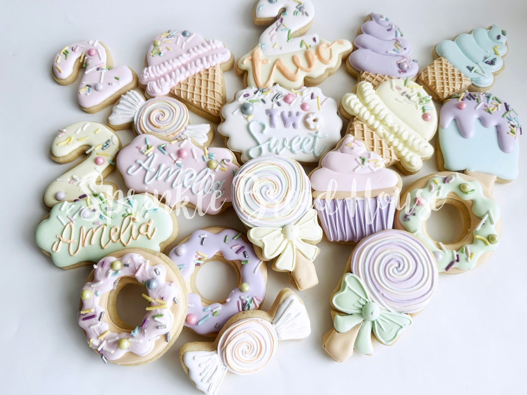 Two Sweet Cookies Two Sweet Birthday Party Favors Too Sweet Party Ice ...