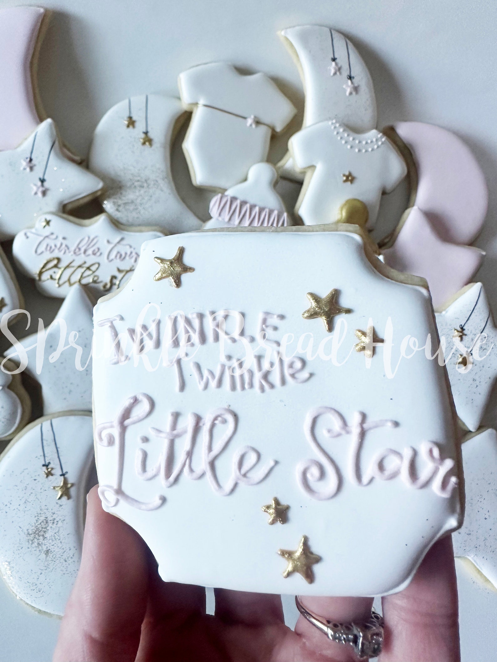 Twinkle Twinkle Little Star Baby Shower Sugar Cookies - Little Star ...