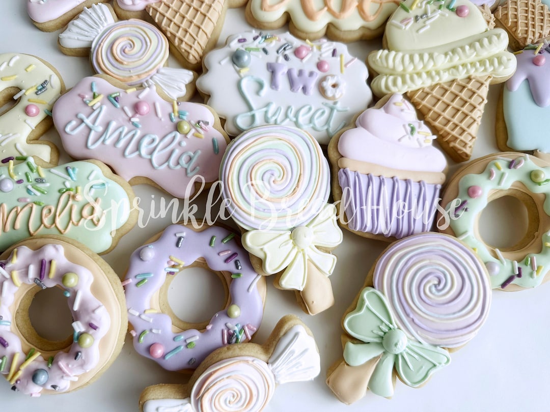 Two Sweet Cookies - Two Sweet Birthday Party Favors - Too Sweet Party ...