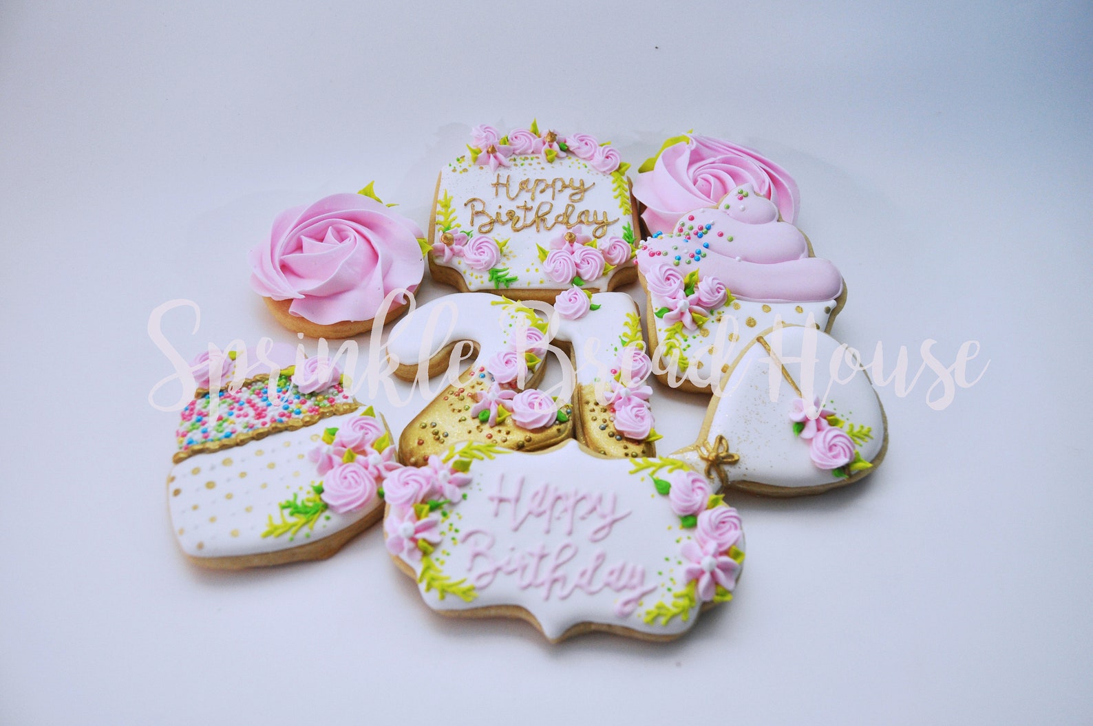 21st Birthday Cookies - Girl Birthday Party Gift - Adult Birthday ...