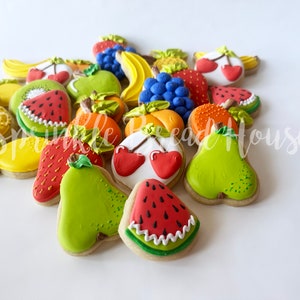 Mini/small Tutti Frutti Cookies - Two-tti Frutti Cookies -tutti Fruitti ...