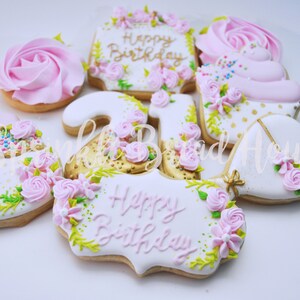 21st Birthday Cookies - Girl Birthday Party Gift - Adult Birthday ...