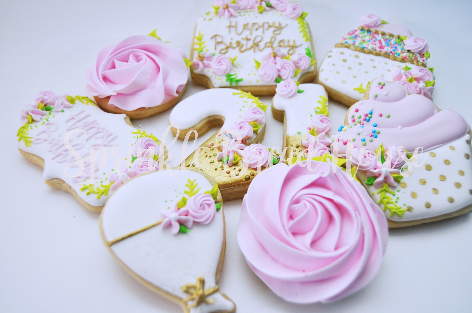 21st Birthday Cookies Girl Birthday Party Gift Adult | Etsy