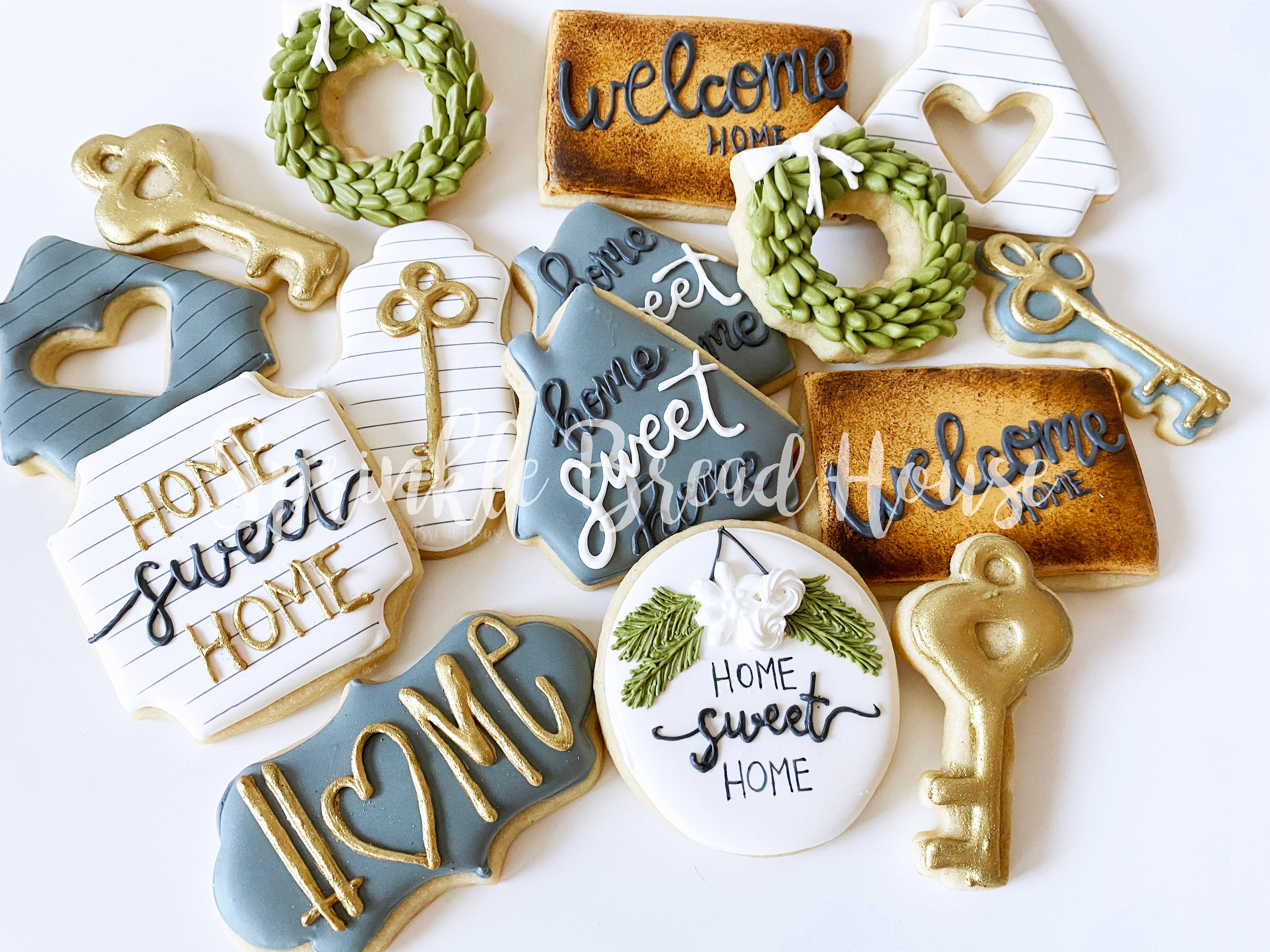 Home Sweet Home Cookies - Welcome Home Gift - House Party Cookies ...