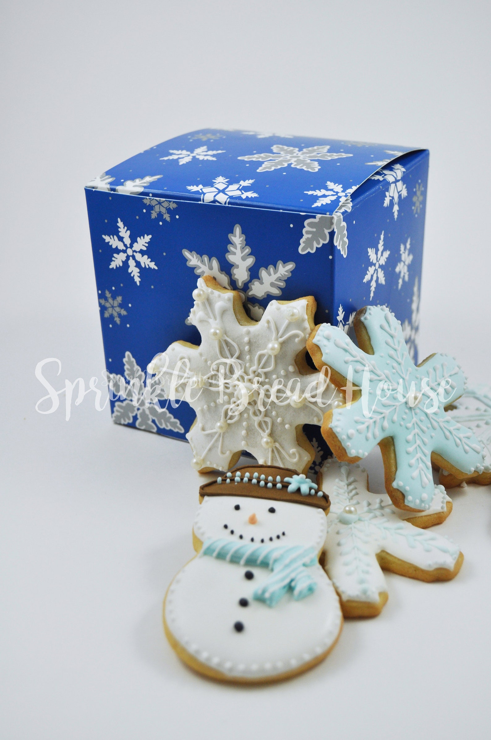 Winter Wonderland Snowflake and Frosty the Snowman Christmas Cookies ...