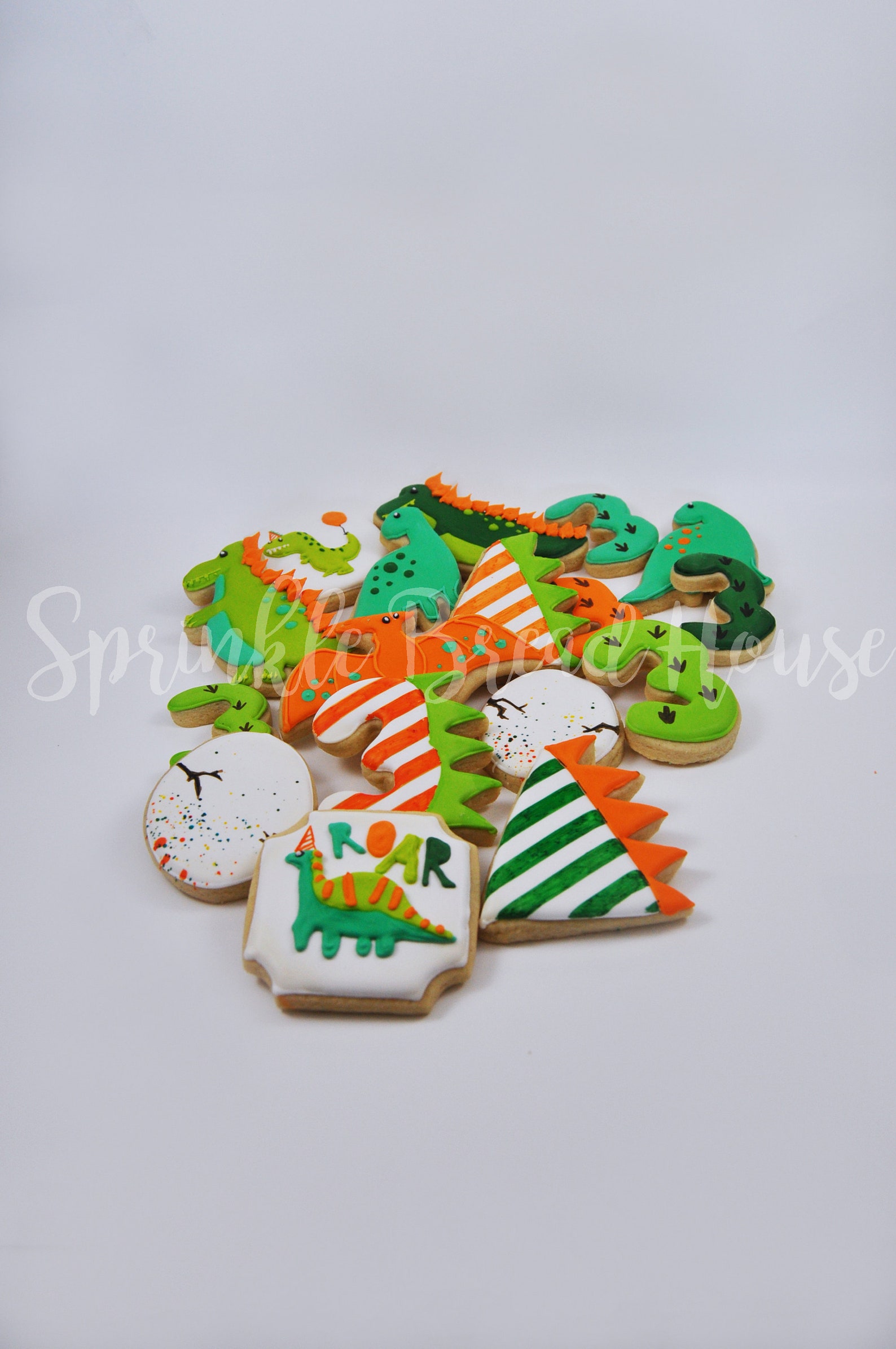 3 Rex Dinosaur Party Cookies birthday Dino Party partysaurus - Etsy