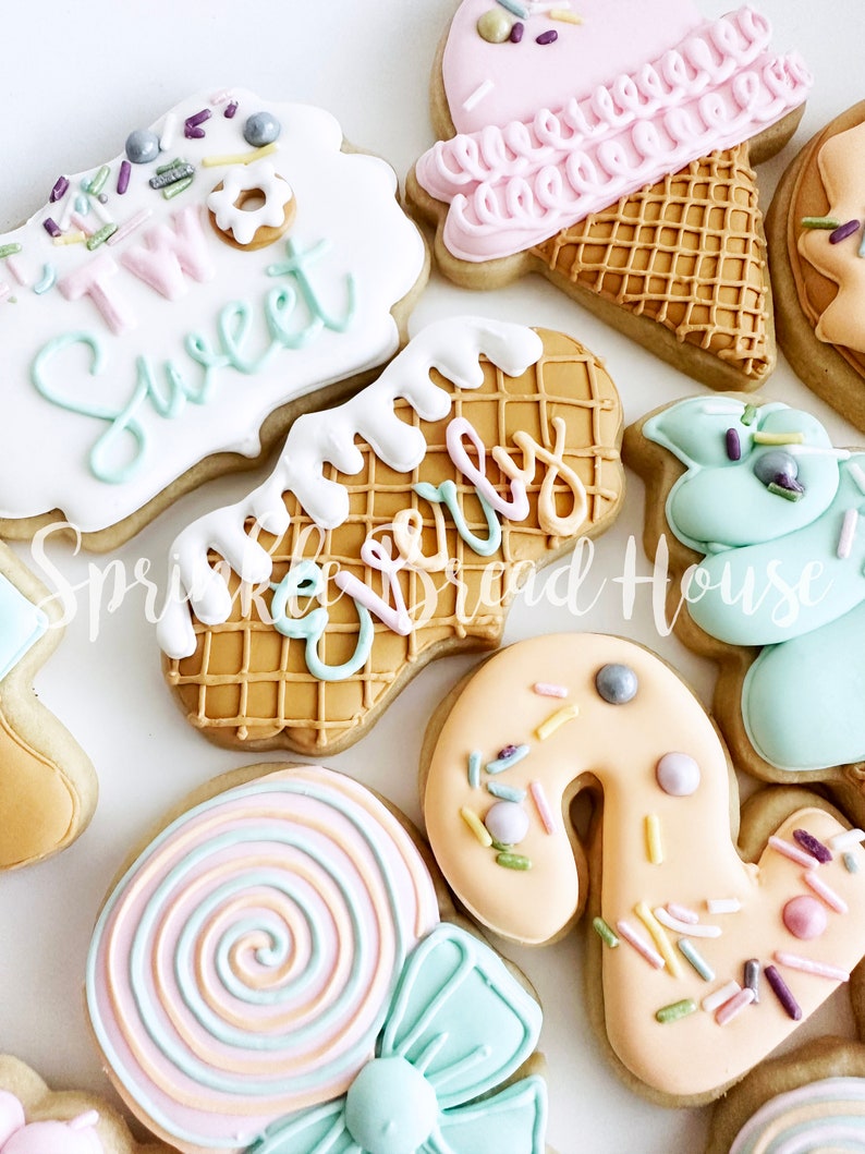 Two Sweet Cookies - Two Sweet Birthday Party Favors - Too Sweet Party ...