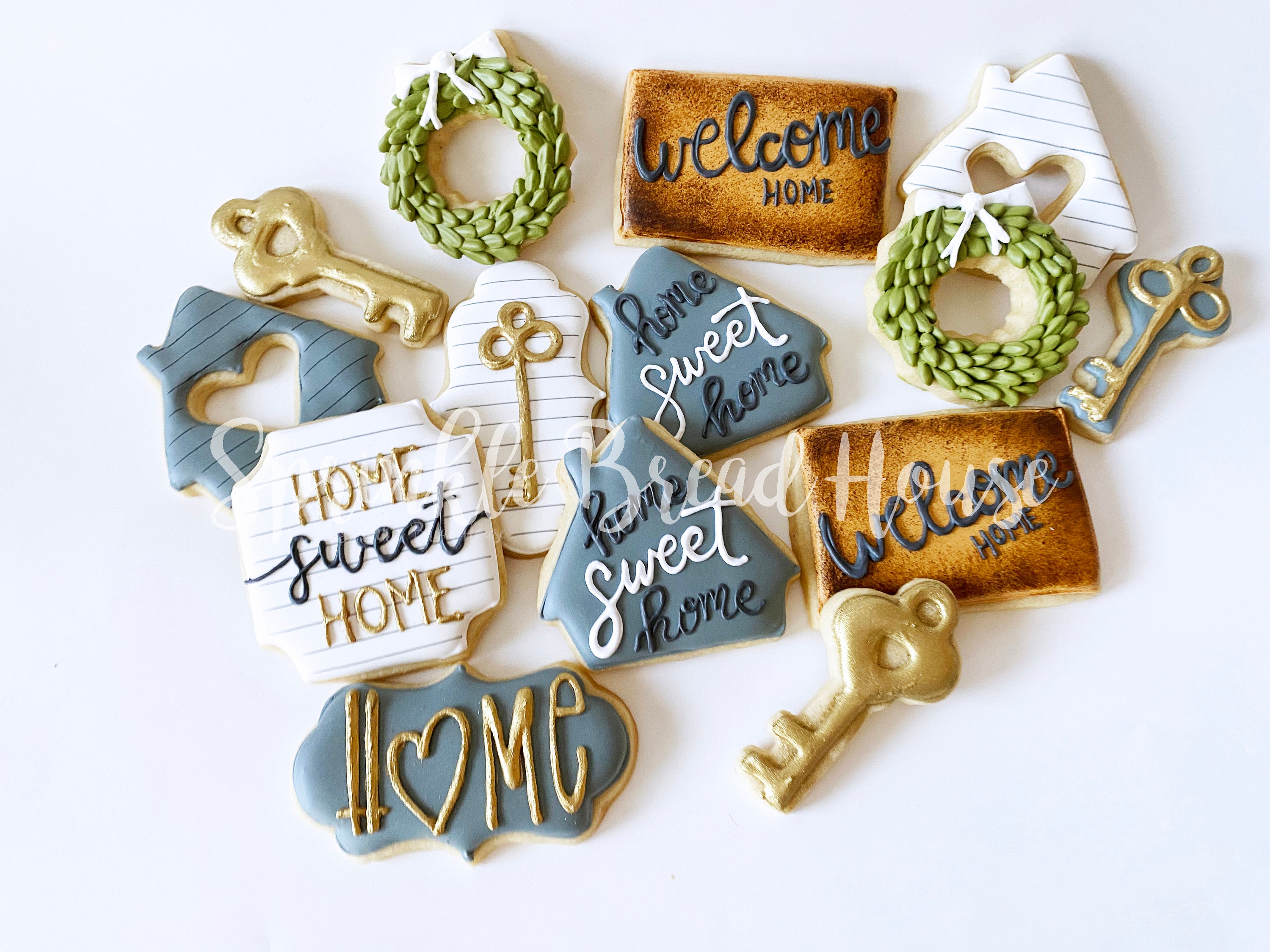 Home Sweet Home Cookies - Welcome Home Gift - House Party Cookies ...