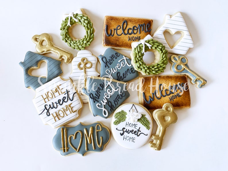 Home Sweet Home Cookies - Welcome Home Gift - House Party Cookies ...