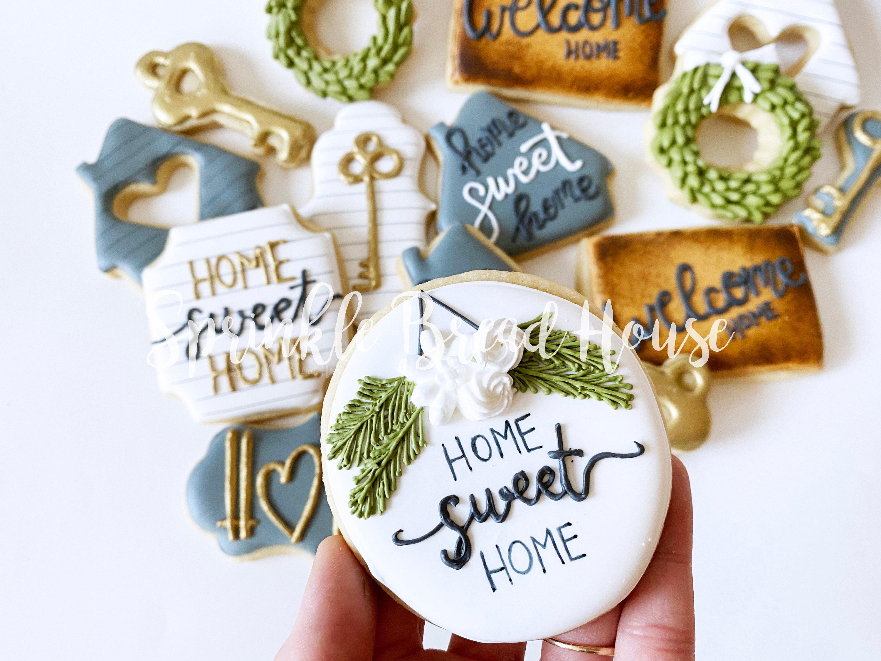 Home Sweet Home Cookies - Welcome Home Gift - House Party Cookies ...