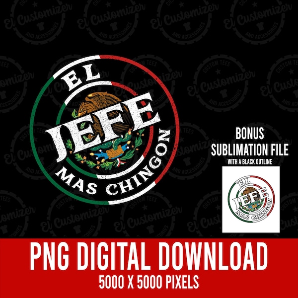 El Jefe Svg - Etsy