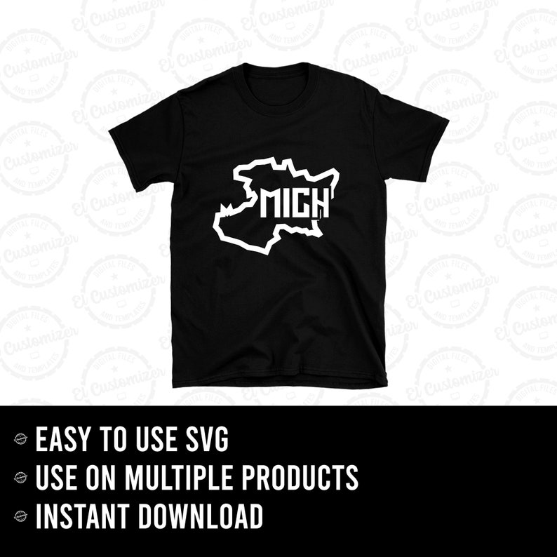 Michoacan Map SVG Cut Files for Cricut & Silhouette (digital Download ...