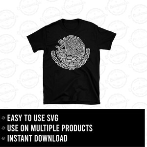 Mexico SVG Mexican Eagle Aguila Mexicana Cut Files Svg Png Dxf Jpg Eps ...