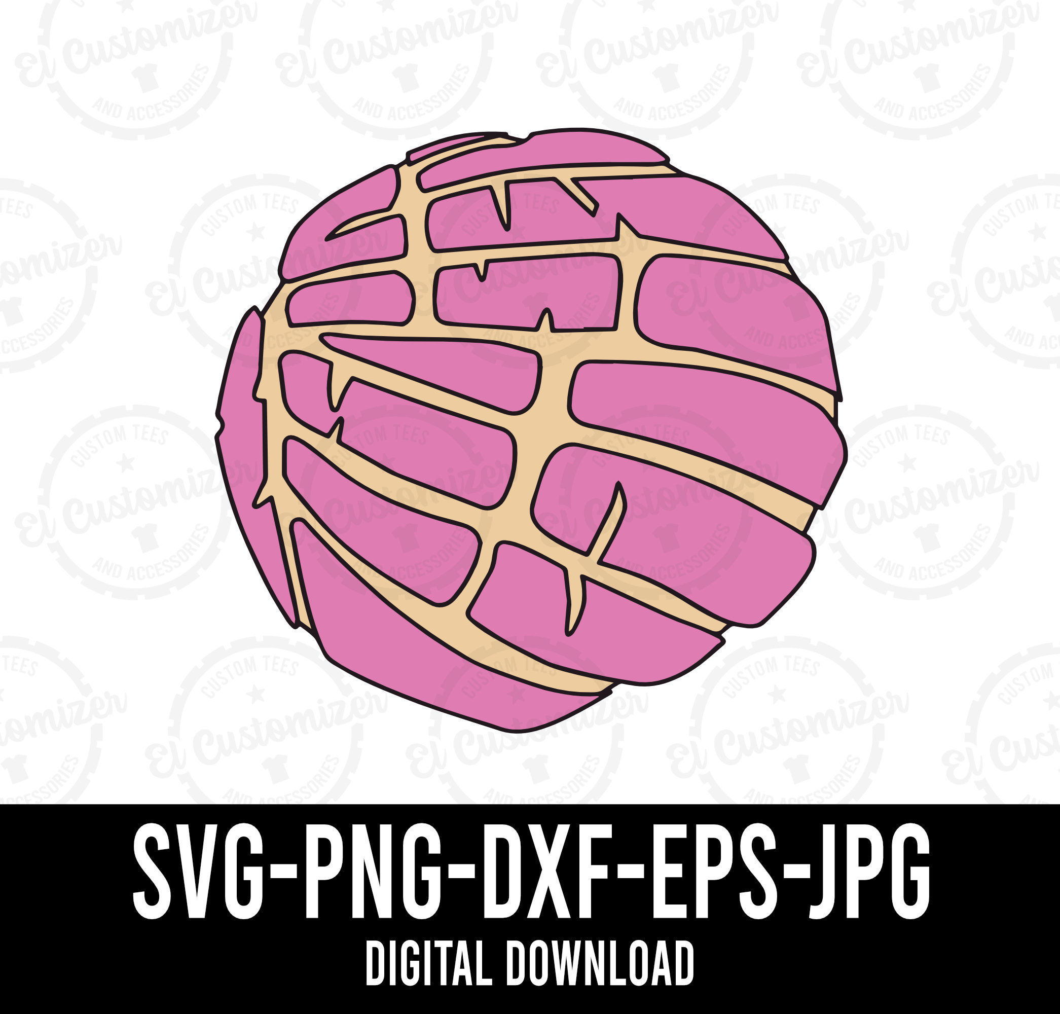 Concha SVG Cut Files: Cricut & Silhouette (digital Download) - Etsy