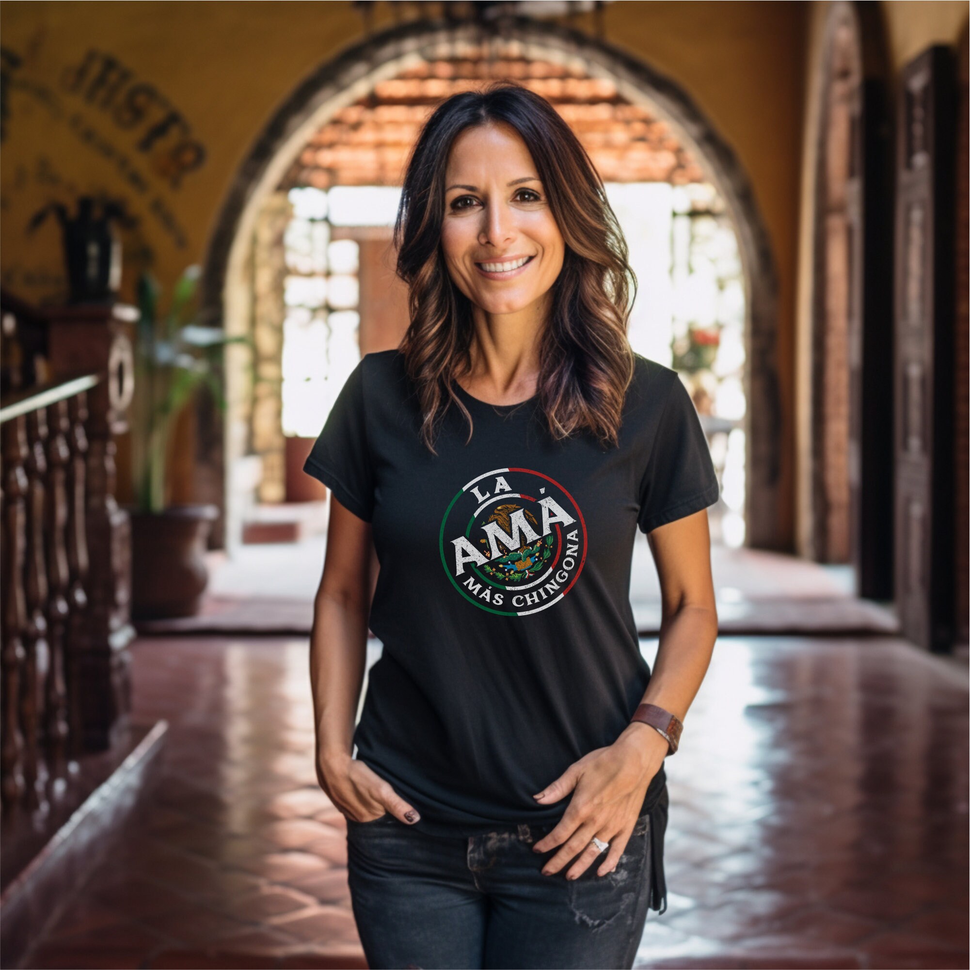La Ama Mas Chingona PNG Mexican Flag Mama Mexicana Sublimation Digital ...