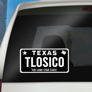 Texas License Plate SVG Cut Files: Tlosico Design (digital Download) - Etsy