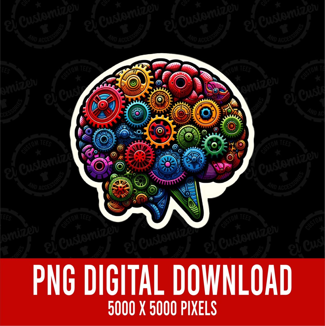 Colorful Brain Gears PNG Clipart Brain Illustration, Neurology Digital ...