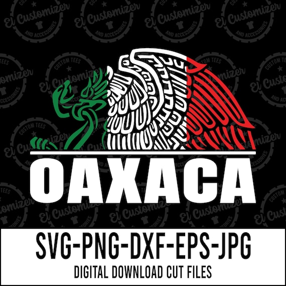 Oaxaca SVG Mexican Eagle Cut Files Svg Png Dxf Jpg Eps Digital - Etsy
