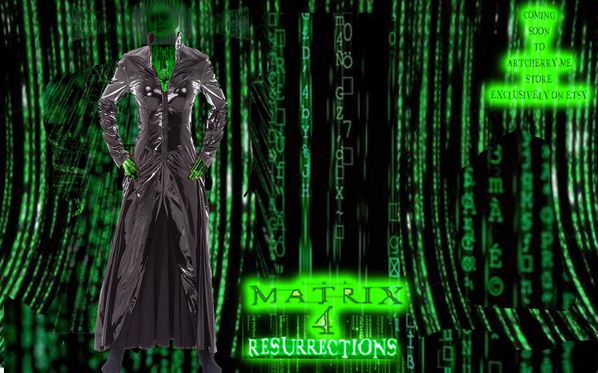 MATRIX TRINITY Trench Coat - Etsy