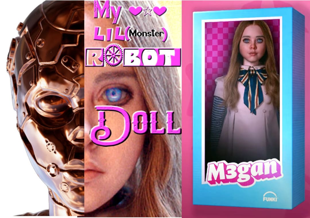 M3GAN Robot Doll 3D MODEL KIT - Etsy