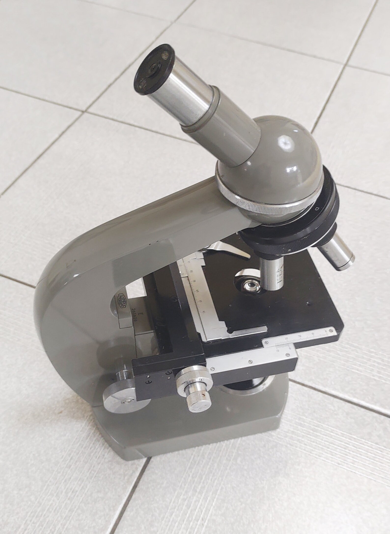 Vintage Olympus E monocular microscope | Etsy