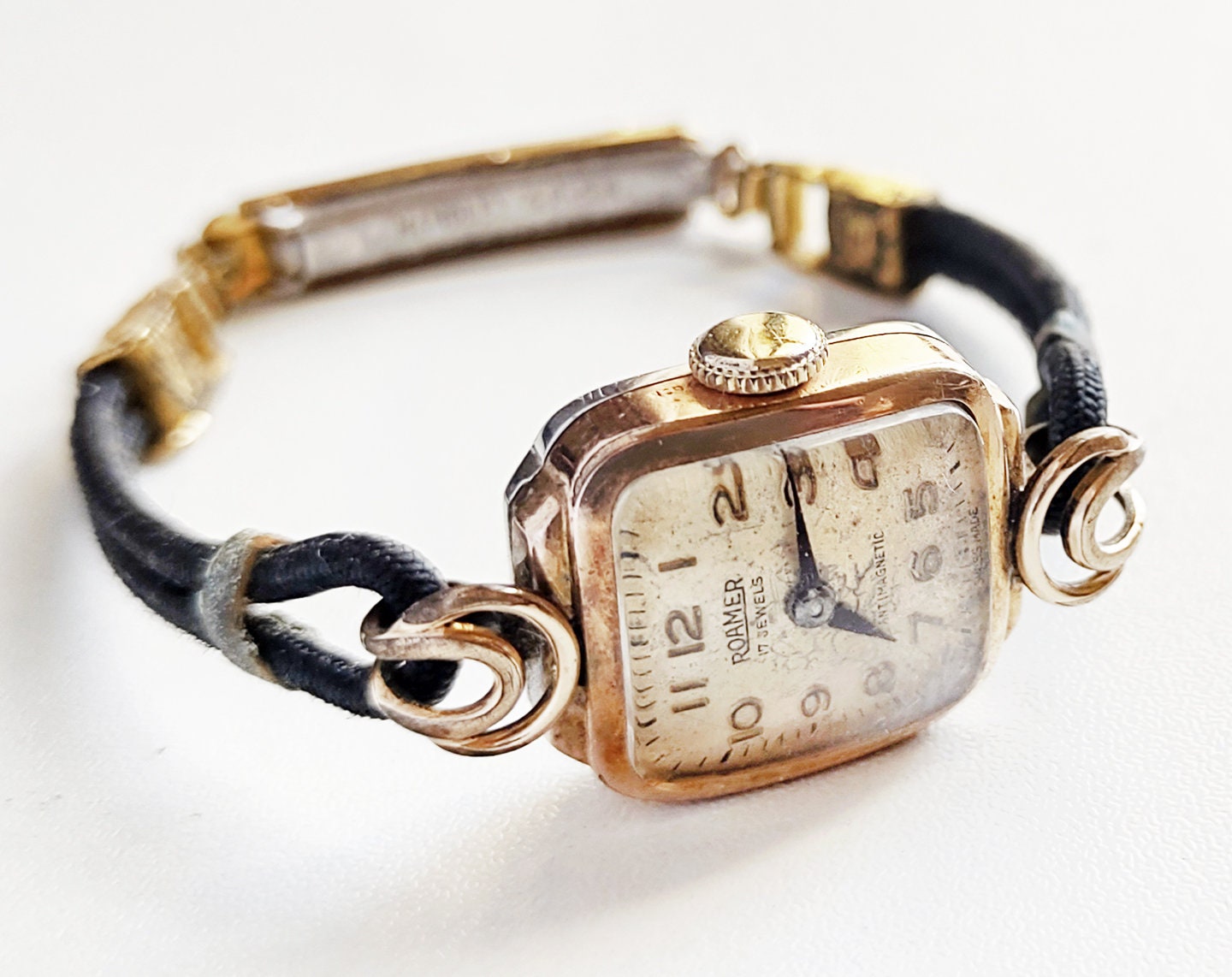 Vintage Roamer Rose Gold Cocktail Watch Swiss - Etsy