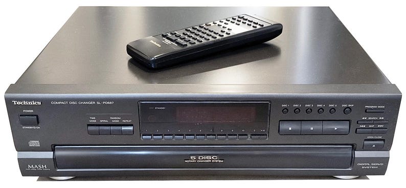 Vintage Technics SL-PD687 5 Disc CD Changer - Etsy Australia