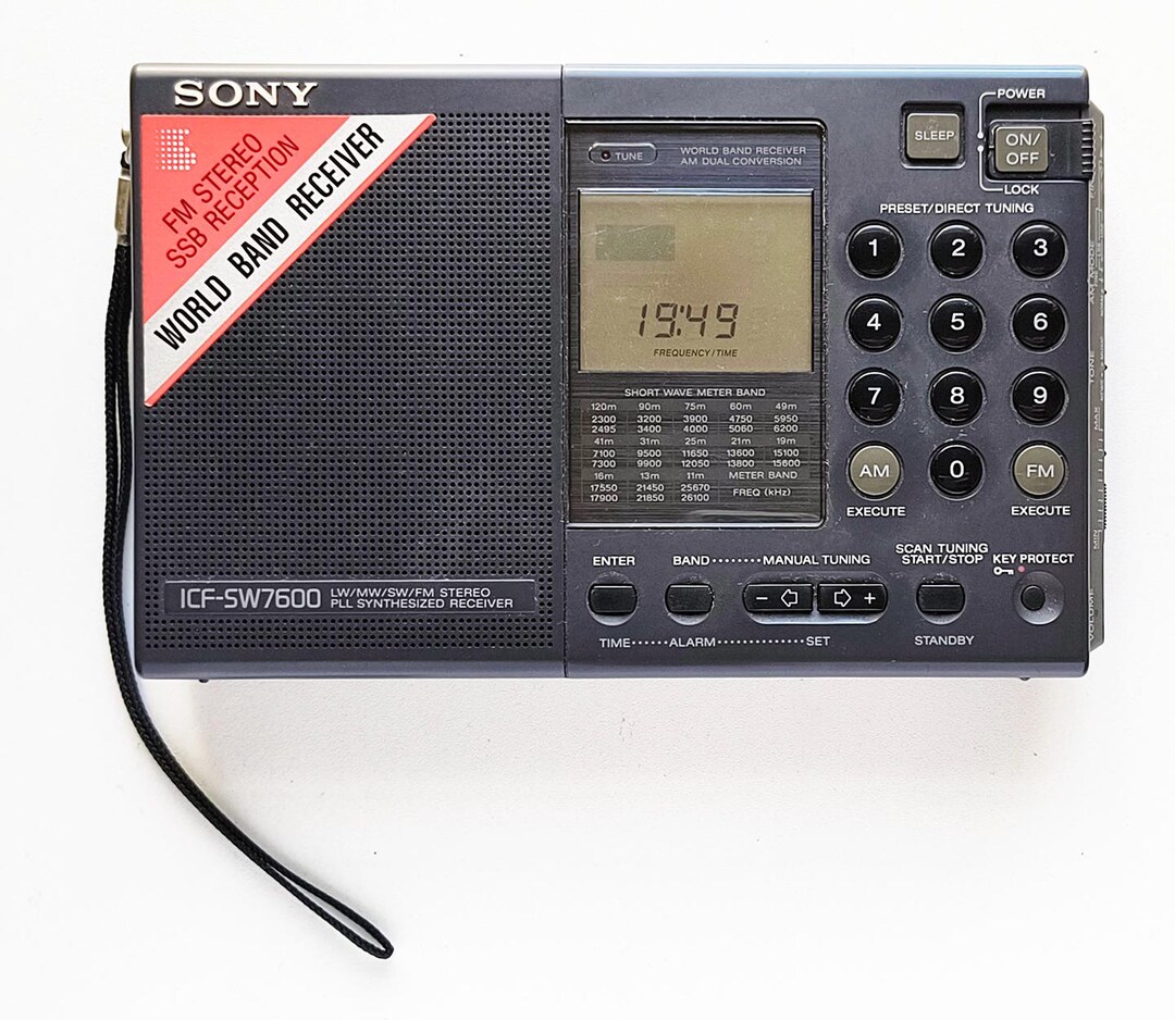 Vintage Sony ICF-SW7600 Multiband Radio - Etsy Australia