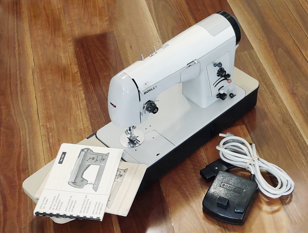 Vintage Borletti 1102 Super-de Luxe-automatic Sewing Machine - Etsy