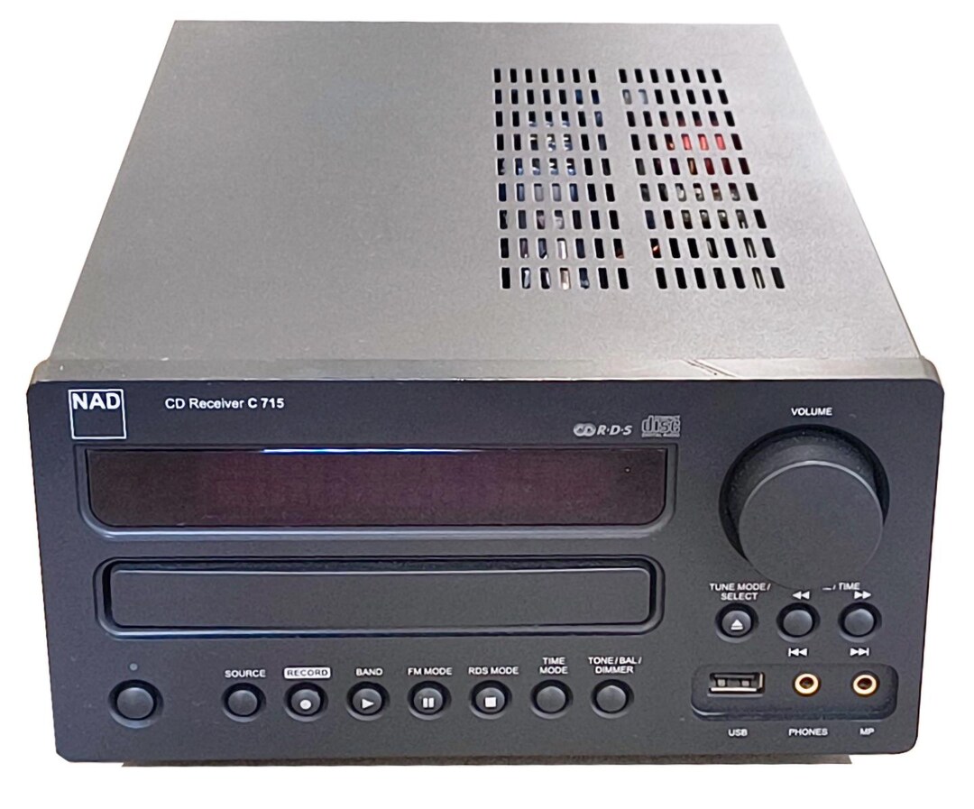 NAD C715 Receiver - Built in CD Player + Bluetooth Rec + Edifier P17 ...
