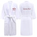 Customizable Logo Bathrobes for Women, Text or Name, Adjustable ...