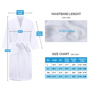 Customizable Logo Bathrobes for Women, Text or Name, Adjustable ...