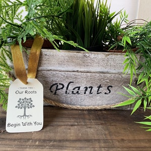 Thank You Printable, Roots Digital Download, Real Estate, Thank You ...