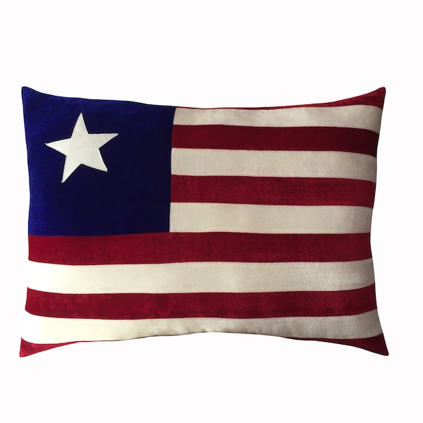 American Flag Throw Pillow - Etsy