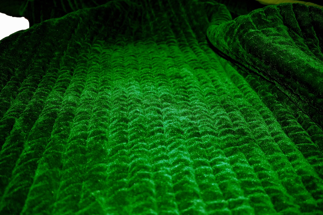 Emerald Green Velvet Quilt King Velvet Blanket Velvet Comforter Queen ...