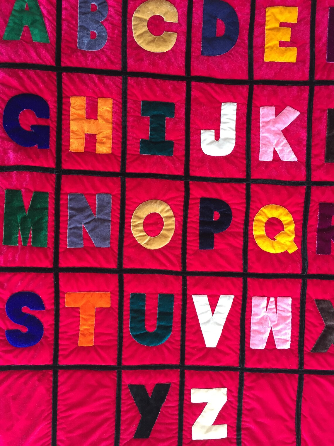 Baby Blanket A B C D Letters Blanket Alphabets Blanket - Etsy