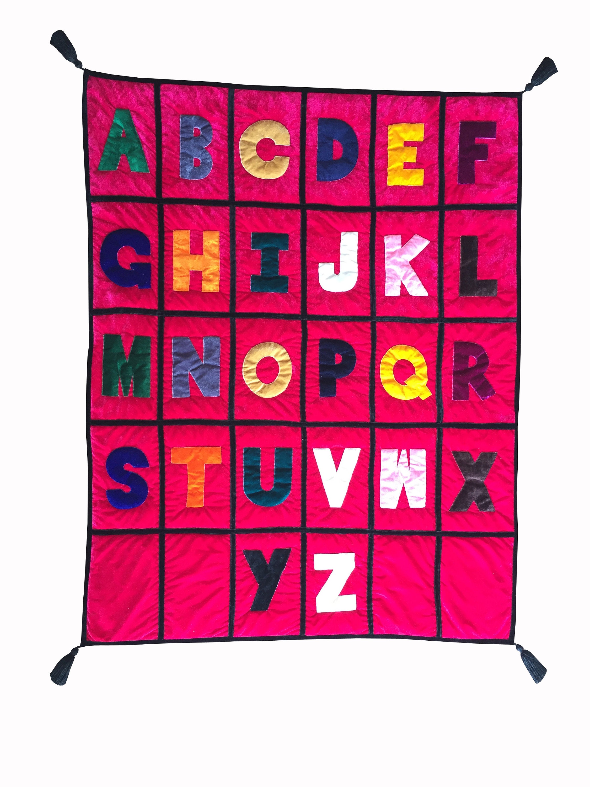 Baby Blanket A B C D Letters Blanket Alphabets Blanket - Etsy