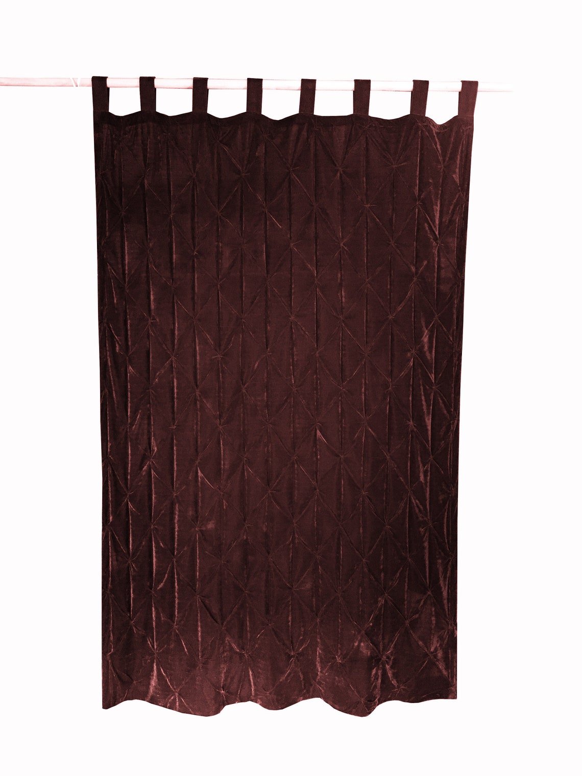 Fuchsia Velvet Curtain Luxury Velvet Curtain Bohemian Window | Etsy