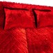 Deep Red Velvet Quilt King Velvet Blanket Deep Red Velvet Comforter ...