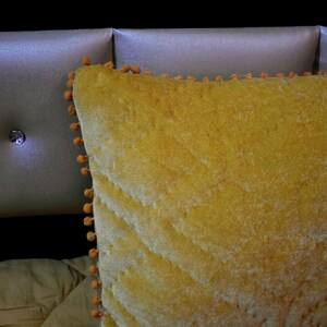 Gold Velvet Quilt King Velvet Blanket Gold Velvet Comforter Queen ...